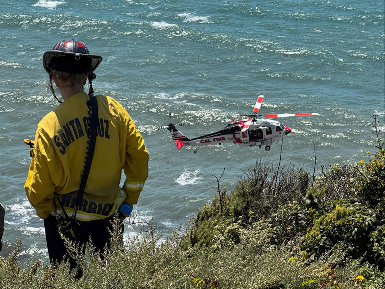 Man drives off 500 foot cliff on Highway 1 in Santa Cruz County: Police
