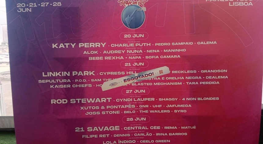 Rock in Rio. Plano de mobilidade para acesso ao festival de Lisboa