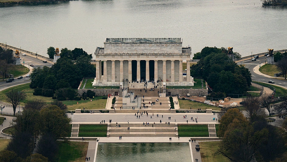 Stepping into history at the Lincoln Memorial