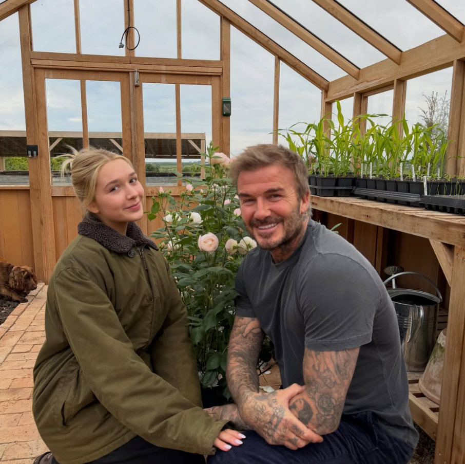 Harper Beckham's Cotswolds makeover unveiled in candid photo alongside ...