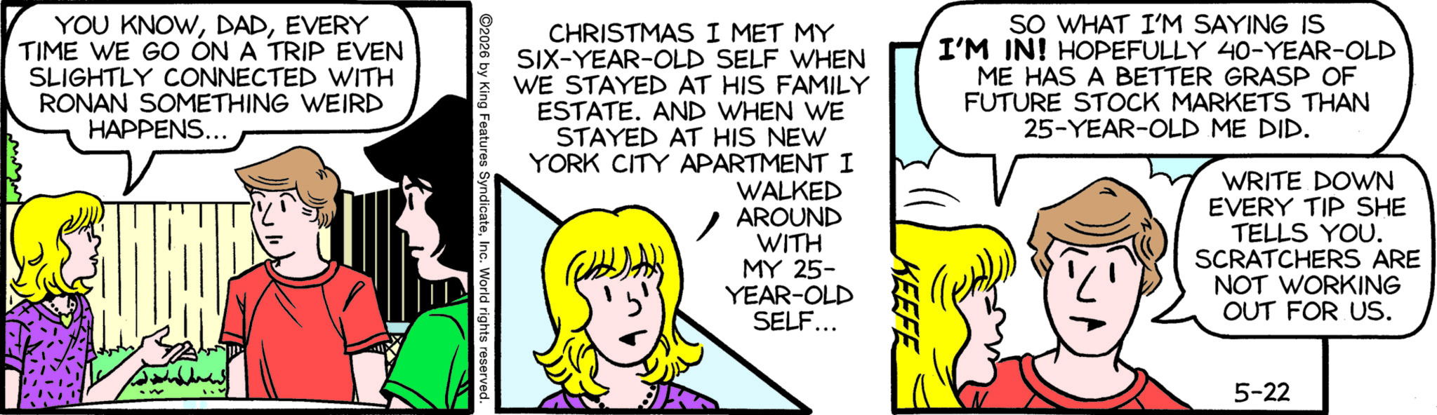 Sally Forth by Francesco Marciuliano; drawn by Jim Keefe