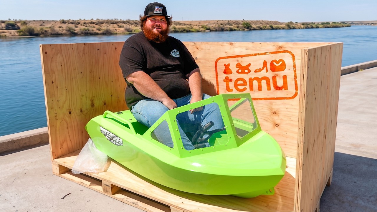 We took cheap Temu jet boats into open water - and it got dangerous fast