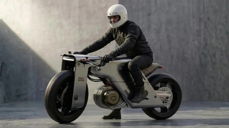 This savage Royal Enfield concept looks less like a bike and more like ...