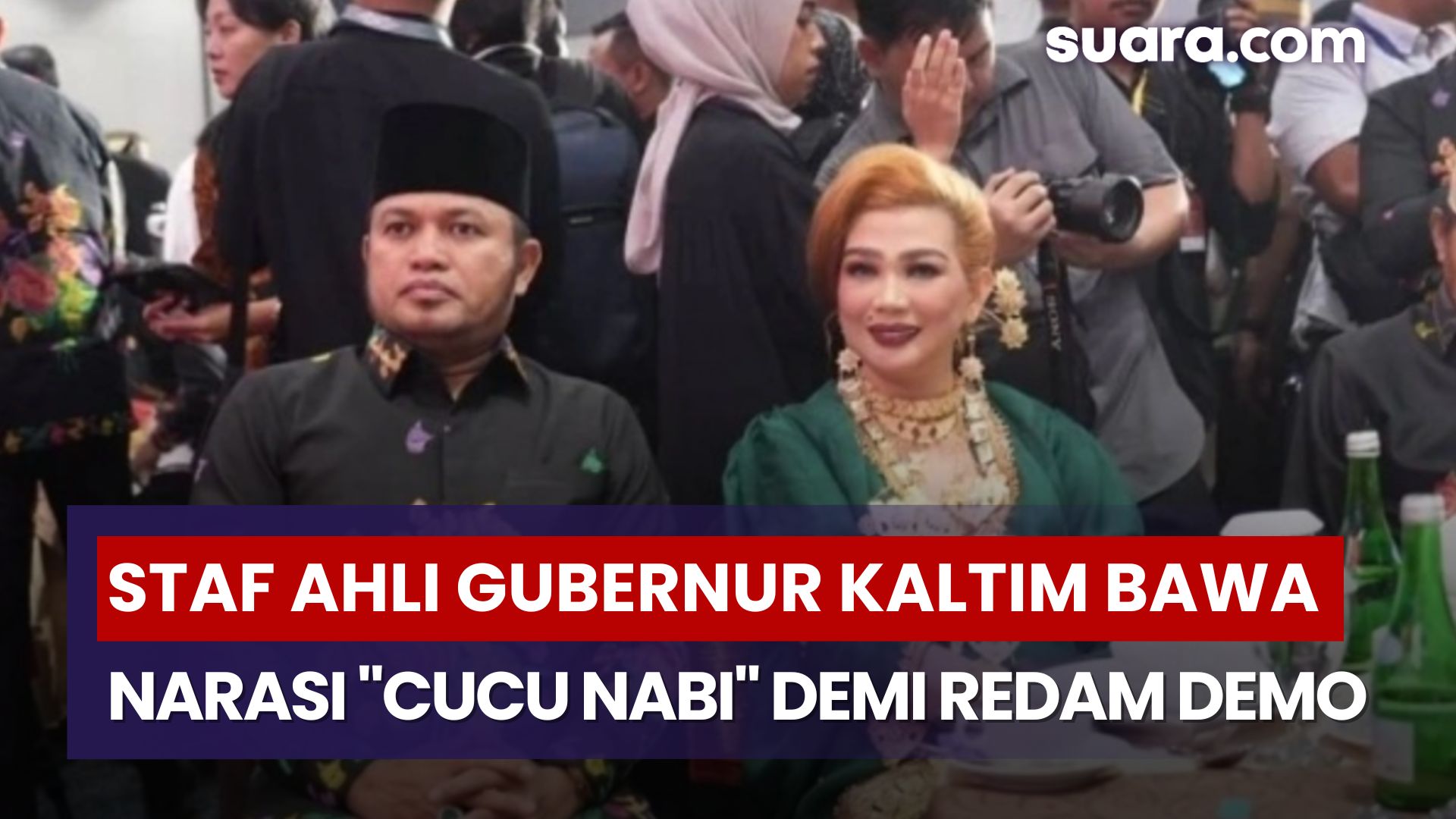 Staf ahli gubernur Kaltim bawa narasi "cucu nabi" demi redam demo