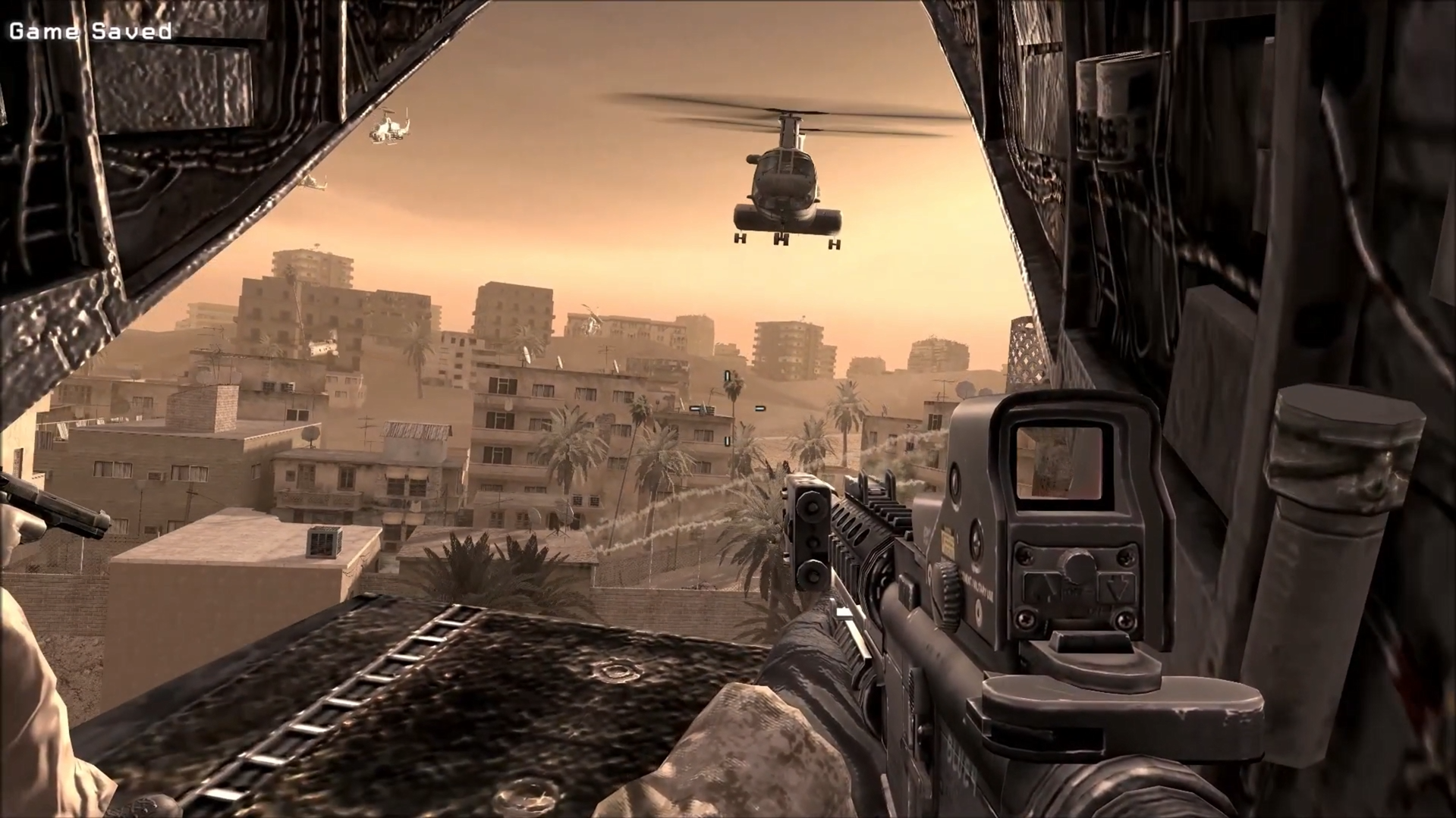 What happens if you somehow survive the nuke in COD 4?