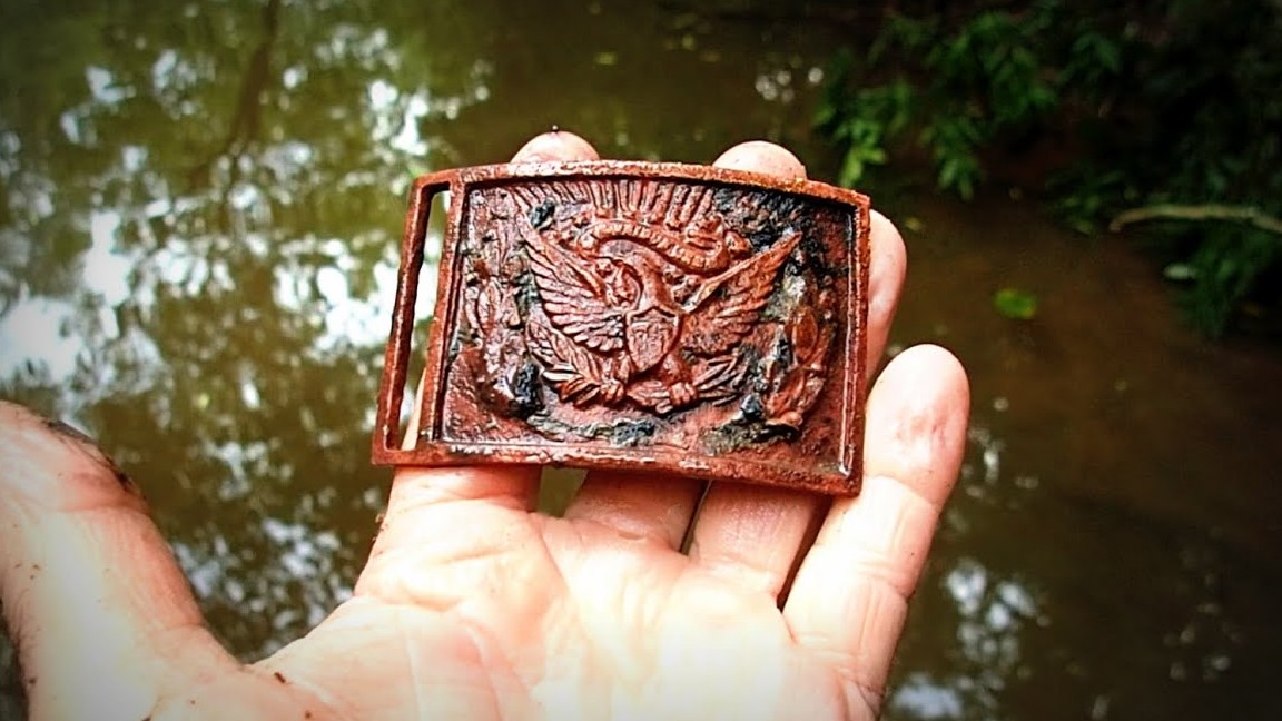He found a Civil War bullet in the creek - then remembered it was made ...