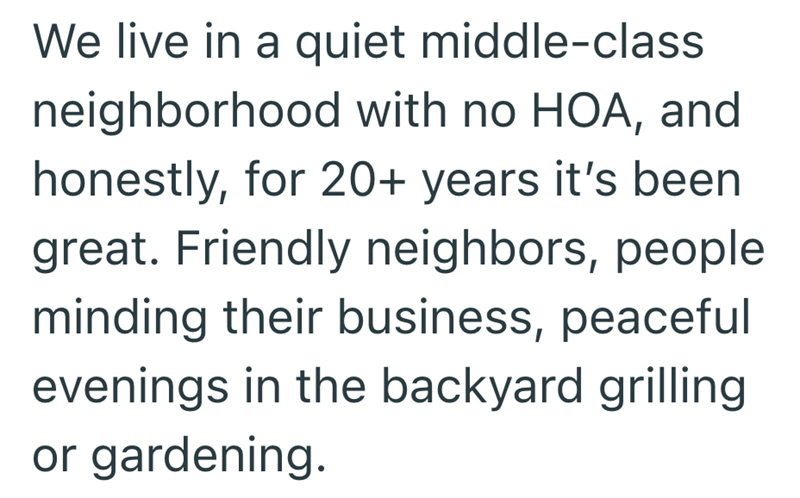 New homeowners next door scatter the entire neighborhood with random ...
