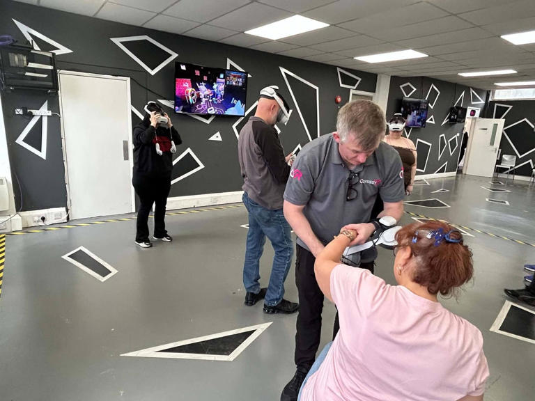 Corby group heads to virtual reality centre for day out run by local ...