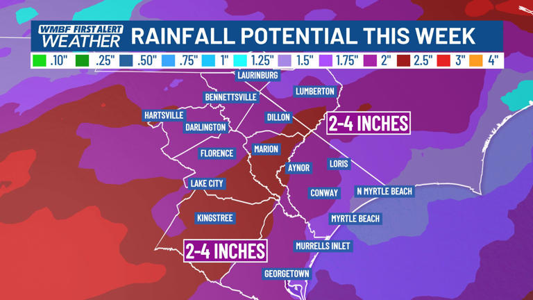 First alert - daily storm chances continue