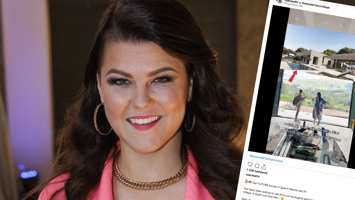 Saara Aalto esittelee pariskunnan hulppean ekohuvilan Espanjassa