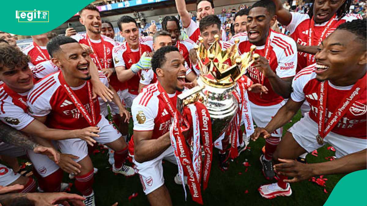 Photos: Arsenal crowned Premier League champions in emotional trophy ...