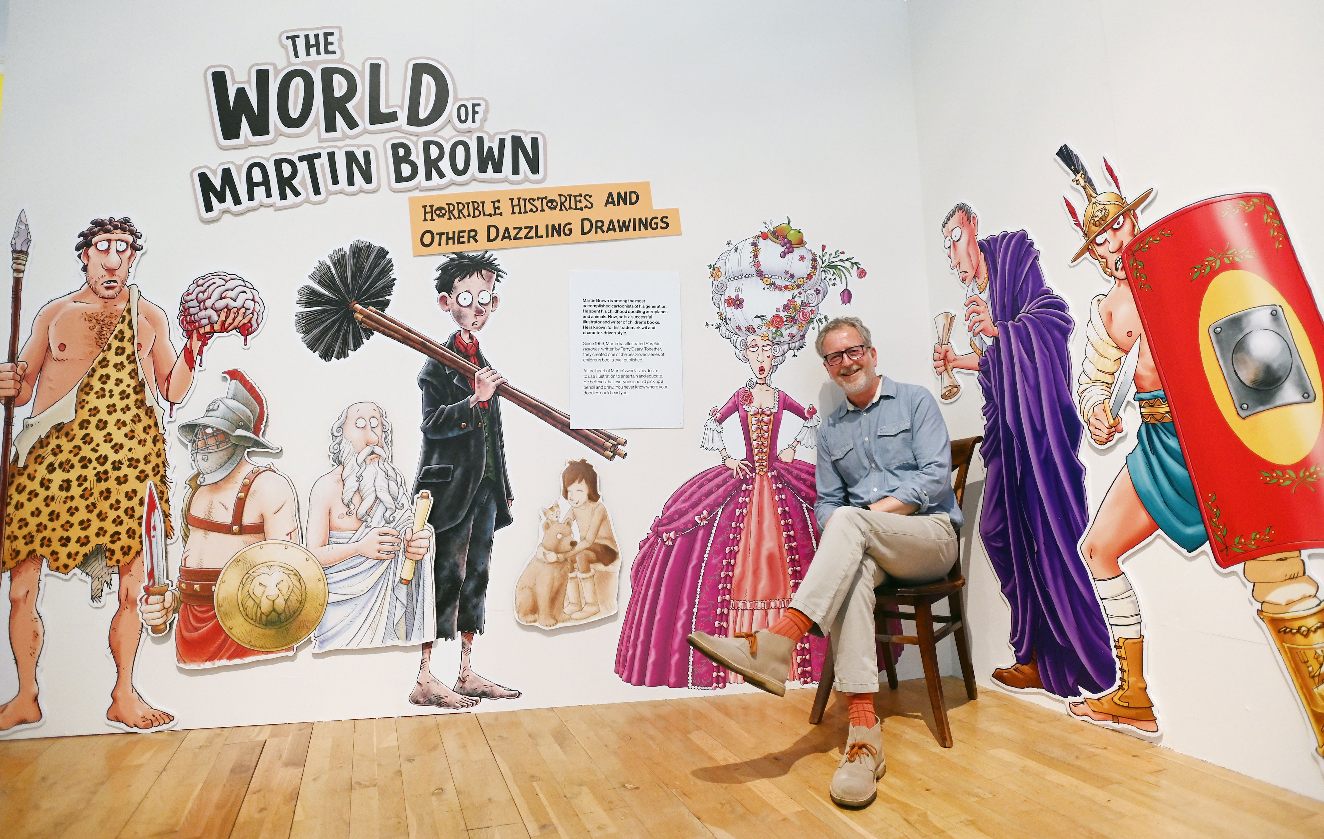 Horrible Histories illustrator Martin Brown exhibition opens at the ...