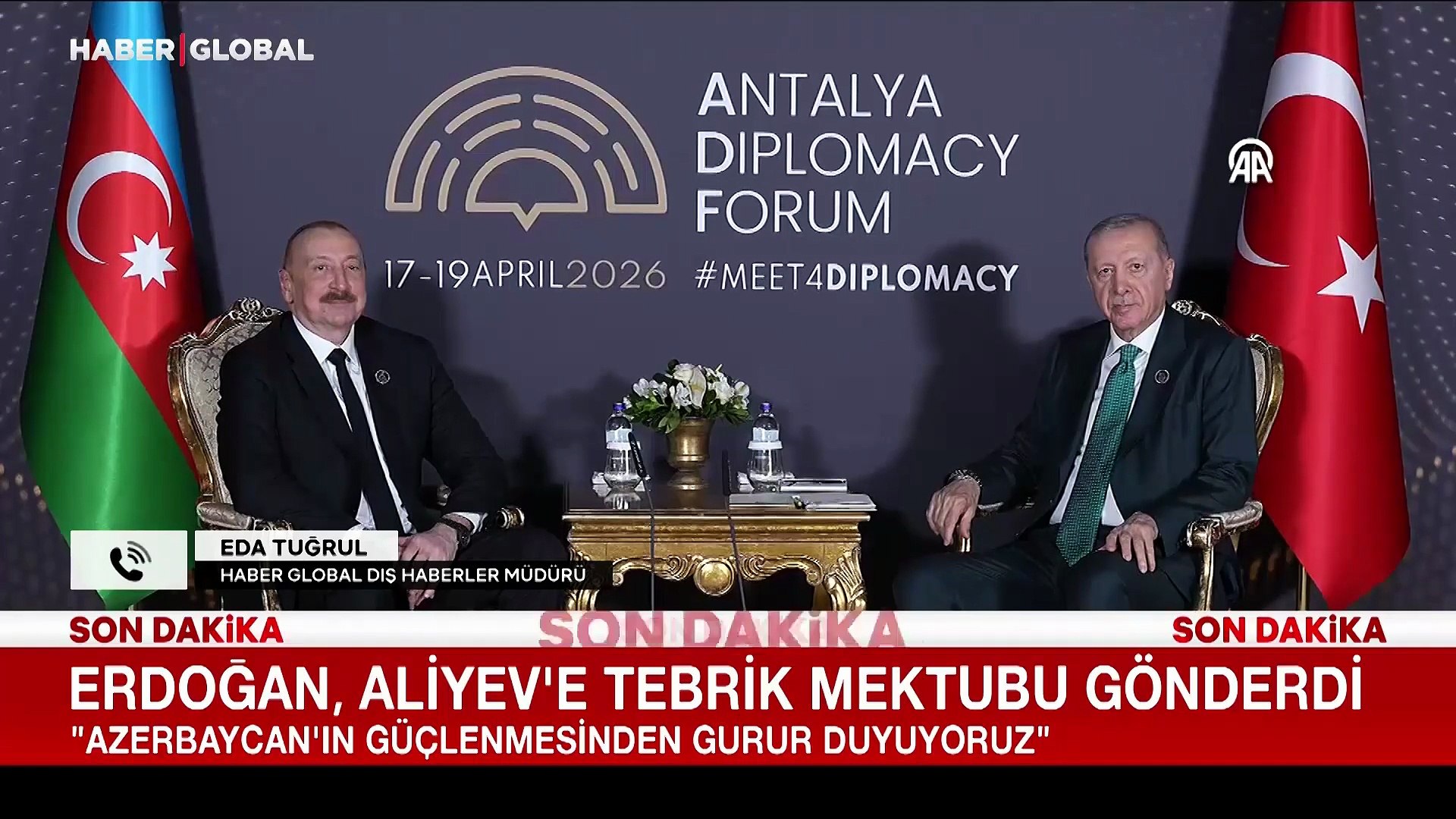 Cumhurbaşkanı Erdoğan'dan İlham Aliyev'e tebrik mektubu