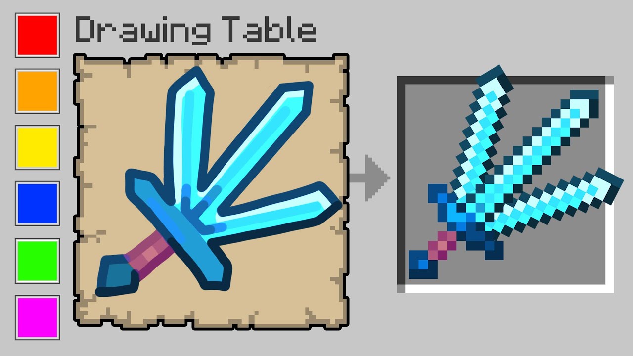 Minecraft, but anything you draw you get