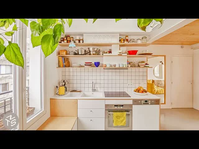 This tiny Paris loft somehow fits an entire family - and it feels unreal