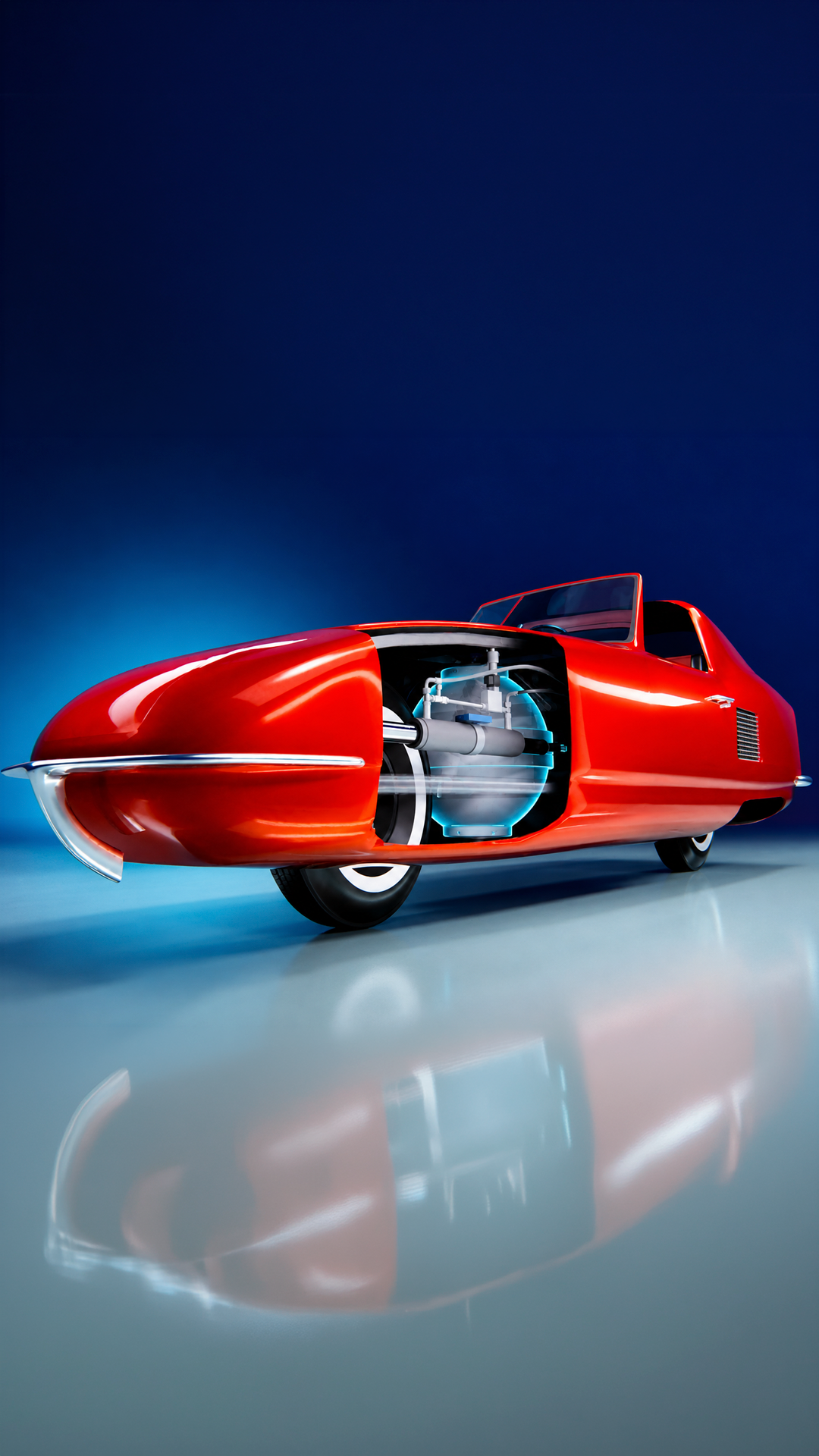 How does the Gyro-X car work?