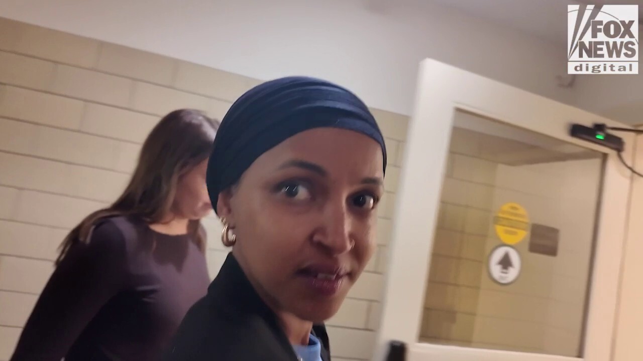 Omar reacts on camera after GOP lawmaker targets her with ...