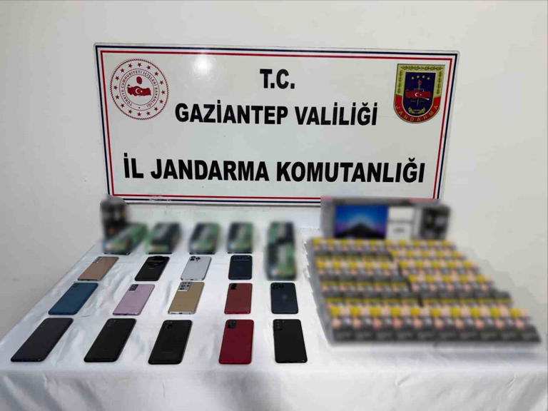 Gaziantep’te 4,5 milyon TL değerinde kaçak malzeme ele geçirildi: 1 gözaltı