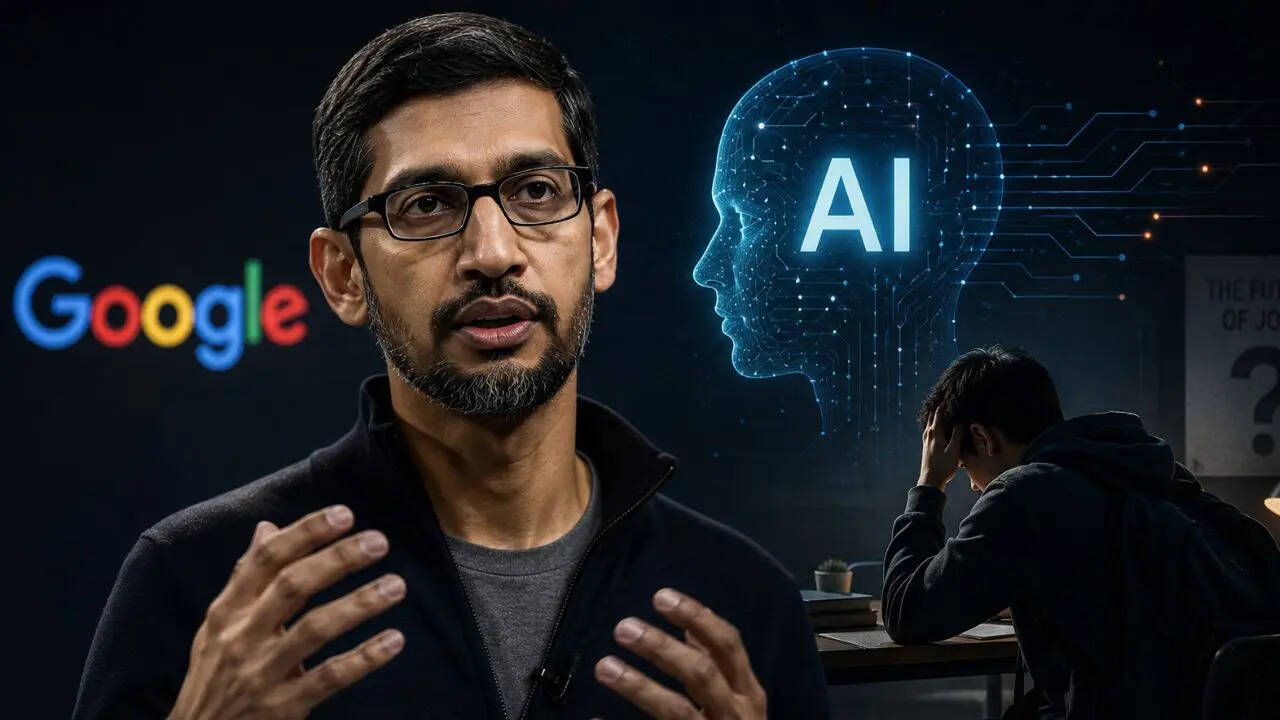 Google CEO Sundar Pichai says students are right to worry about AI jobs