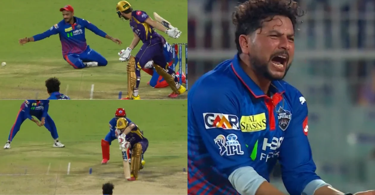 IPL 2026 [WATCH]: Kuldeep Yadav gets furious after dropped catch denies ...