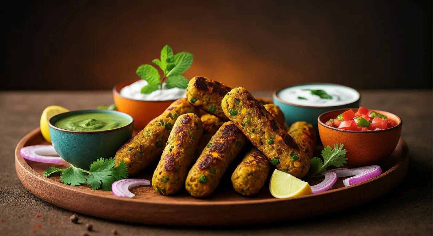 How to make soft and smoky veg seekh kebabs at home without complicated ...