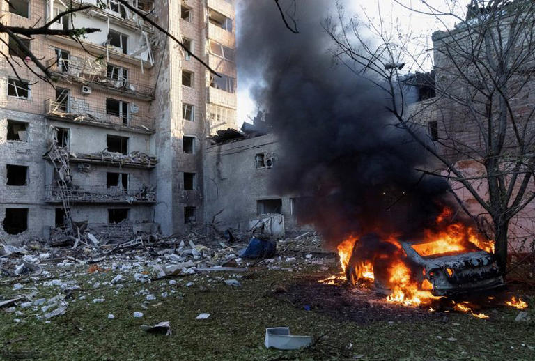 Russia threatens strikes on Kyiv defence sites, urges foreigners to leave