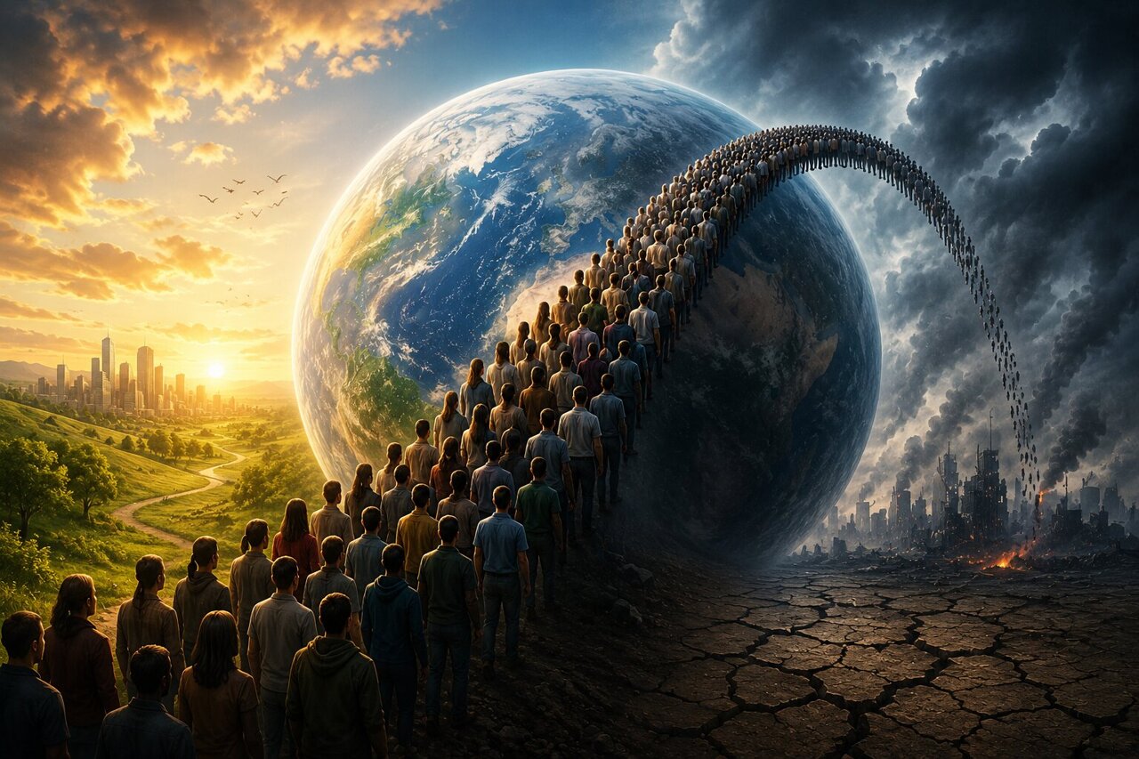 New mathematical model predicts global population crash by 2064