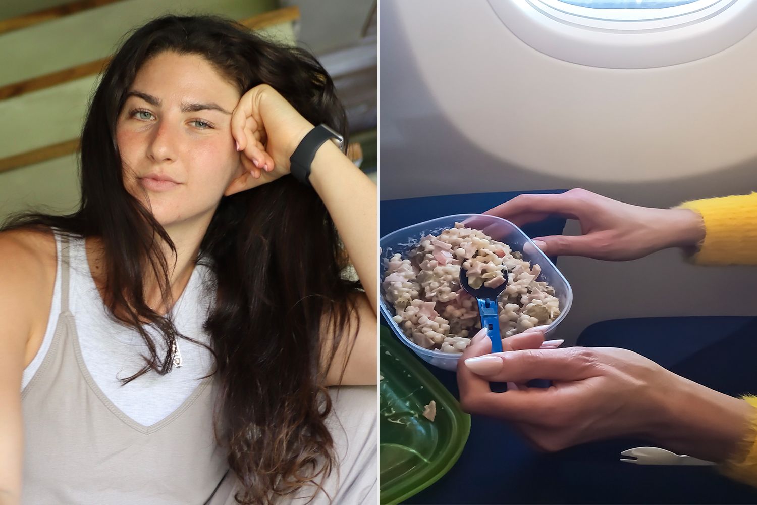 Passengers complained her homemade food 'stinks' in viral plane video ...