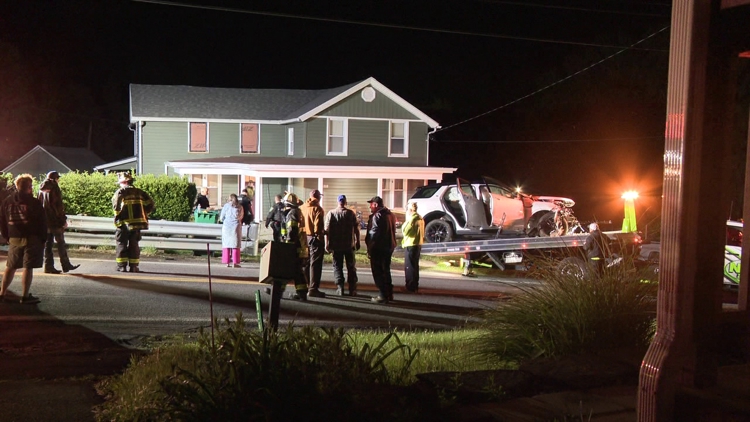 Car crashes into house in Lackawanna County; police investigating