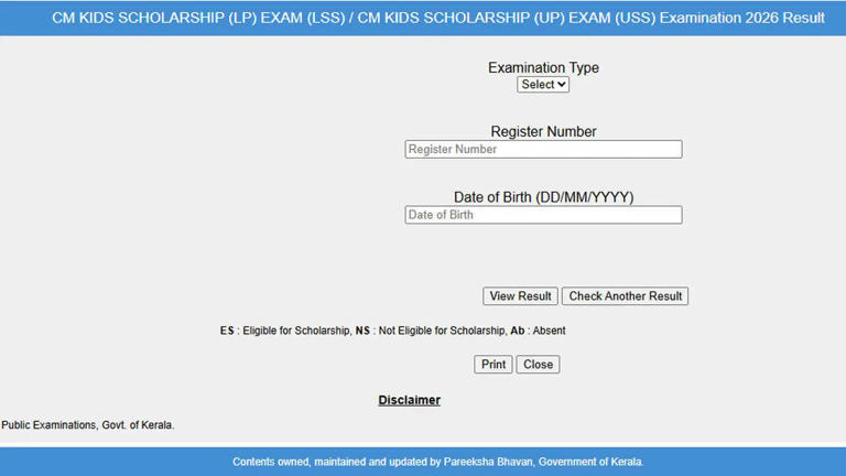 Kerala LSS USS result 2026: Official website not working? Here’s how to ...