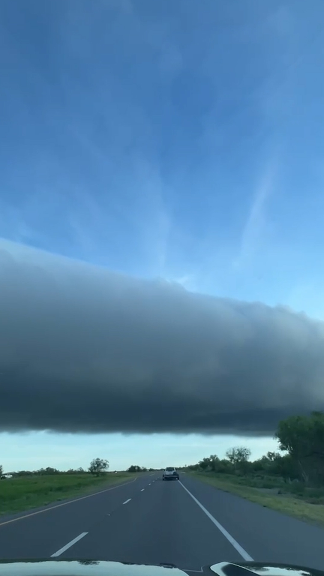 Amazing roll cloud over Texas