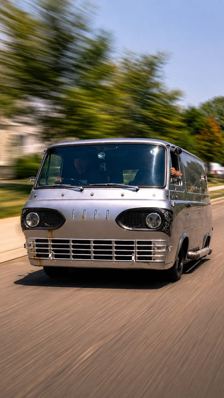 800 HP Econoline turns into a supercharged monster
