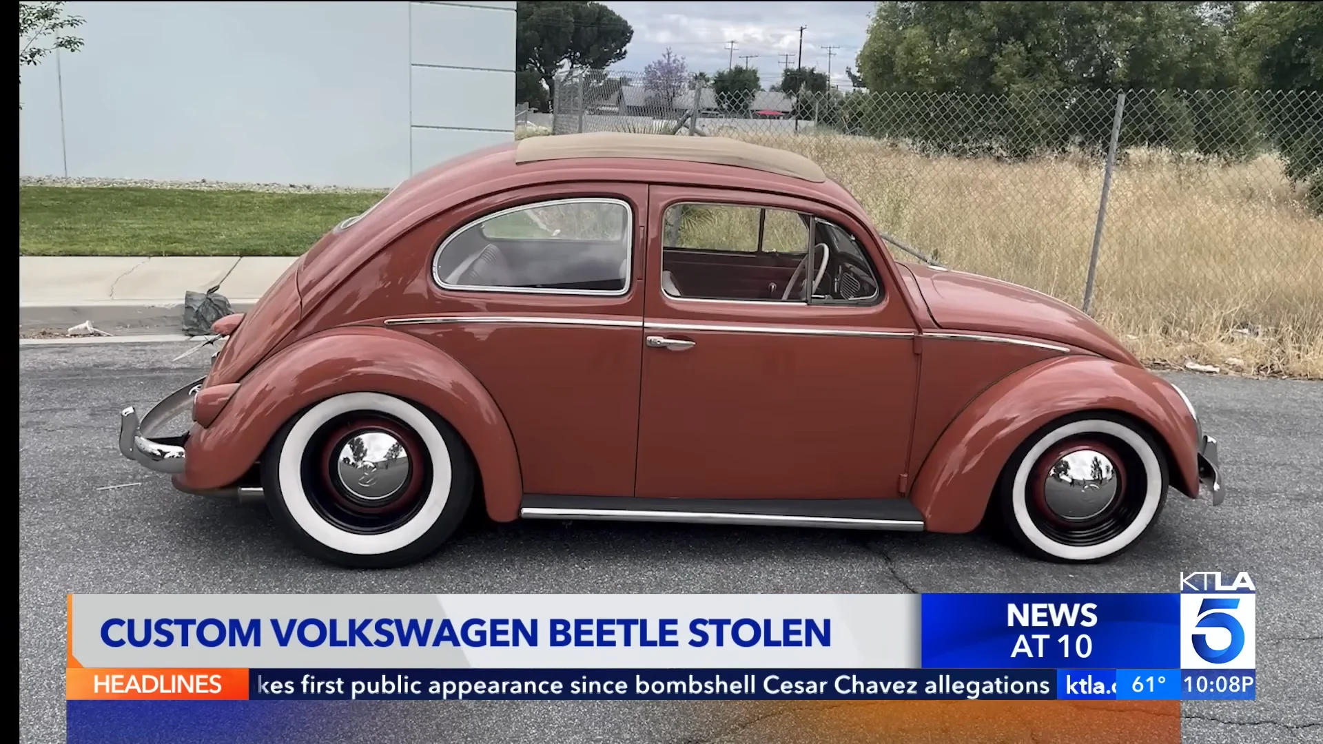 Thieves steal rare $100,000 VW Beetle from California restoration shop ...