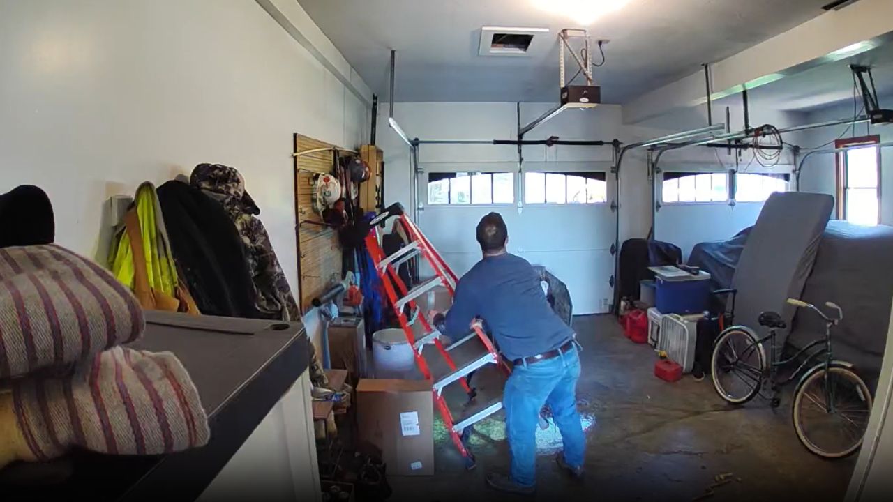 Home repair moment goes sideways in seconds