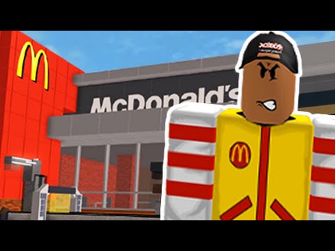Escaping McDonald's in Roblox