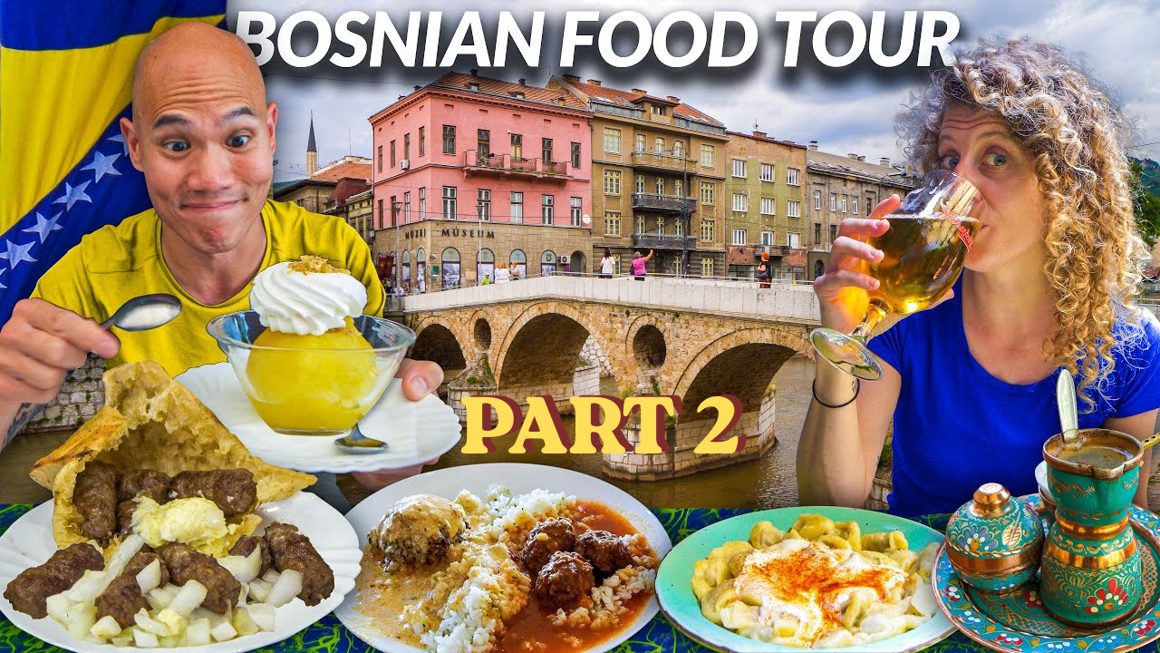 Ultimate Sarajevo food tour featuring famous Bosnian cevapi part 2