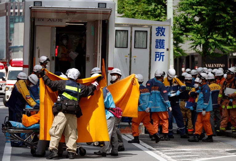 19 taken to hospital in Japan after suspected tear gas released in ...