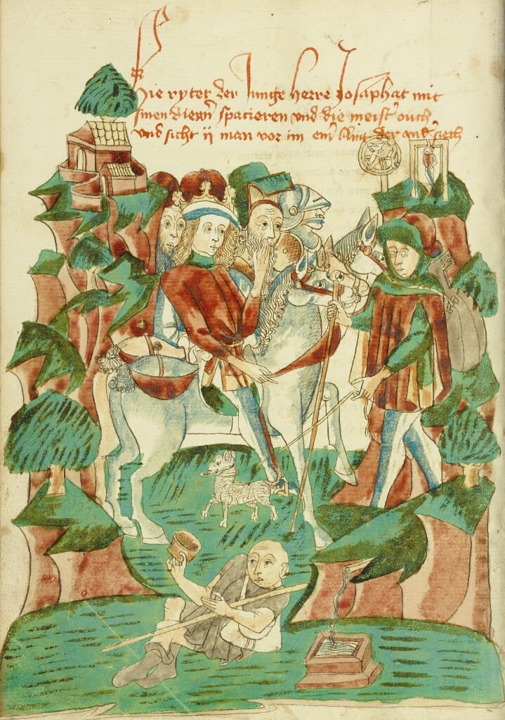 Buddha as medieval Christian saint in hagiographic legend