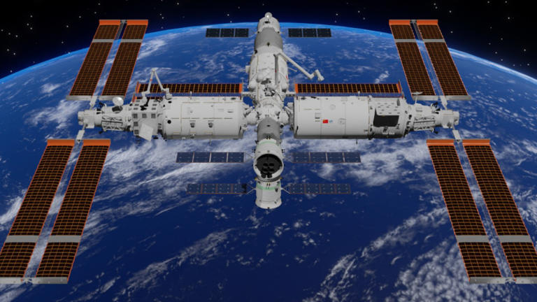 China just raced a cargo ship to its space station in a matter of hours ...