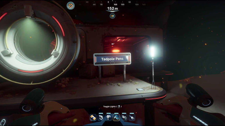 How to access the tadpole pens in Subnautica 2