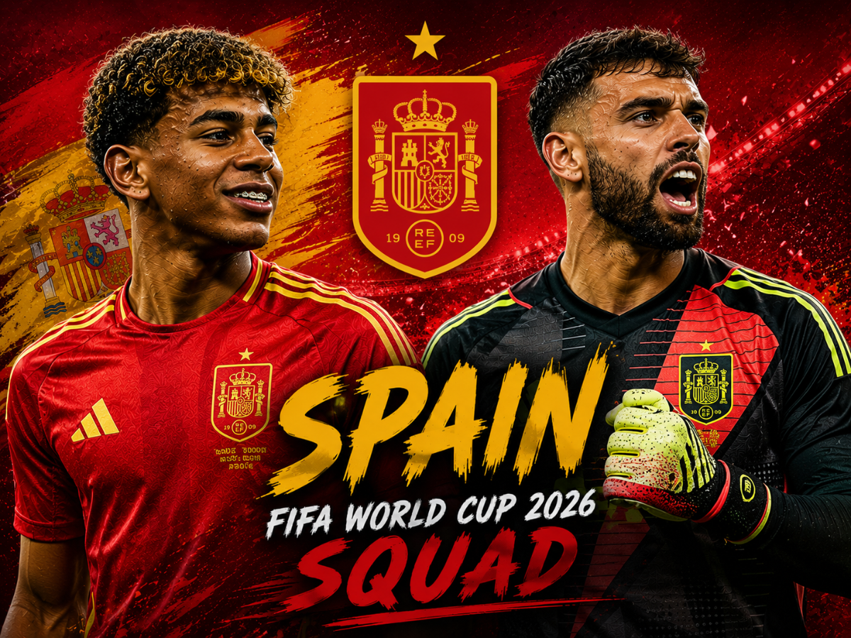 Spain FIFA World Cup 2026 squad announced: Lamine Yamal, David Raya ...