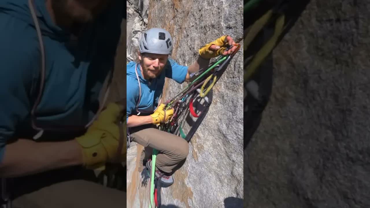 Rock climbing gear tested 3,000ft up