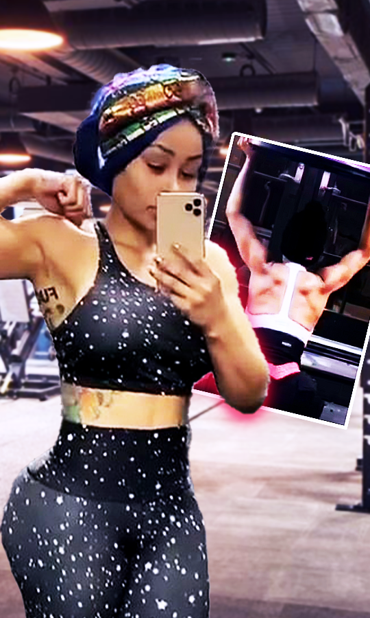 Blac Chyna's post-surgery workout