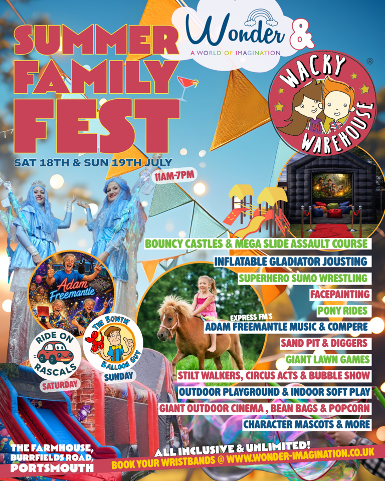 Wonder meets wacky for the ultimate family fun weekend!
