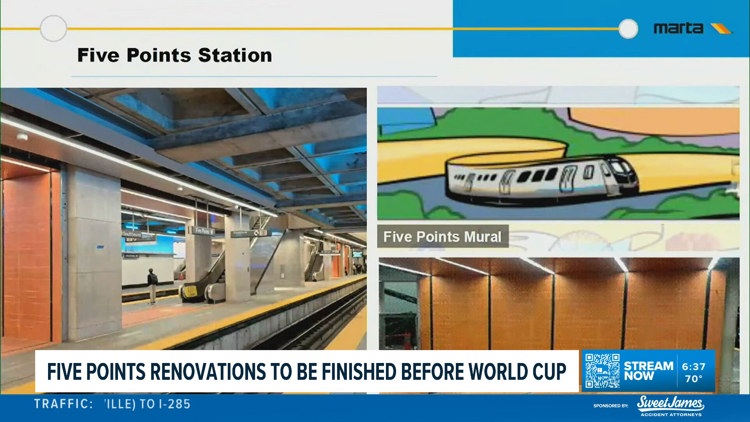MARTA upgrades Five Points station ahead of World Cup crowds in Atlanta