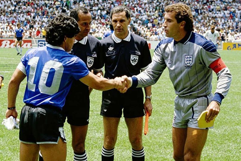Legendary England goalkeeper's 'Hand of God' shirt to be auctioned ...