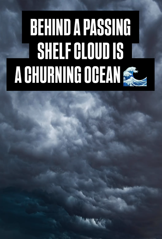 Mesmerizing shelf cloud footage | Storm chasing severe weather timelapse