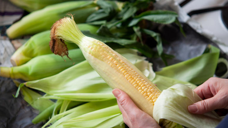 Shucking corn just got 10x easier with this method