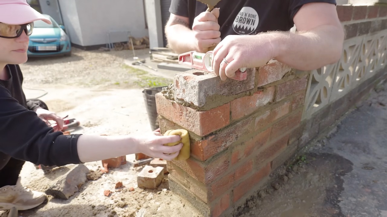 We had an accident - CCTV shows driveway mistake that sent their wall ...
