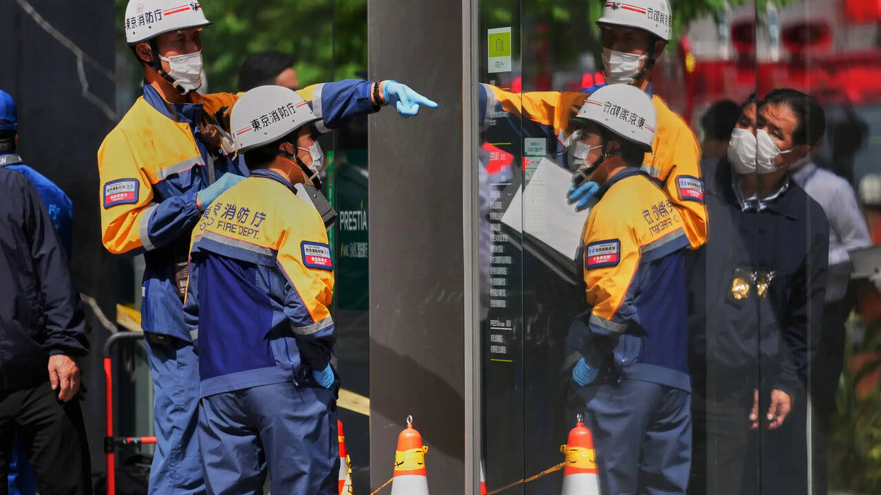 Over 20 hospitalized after unknown substance sprayed in Tokyo's Ginza ...